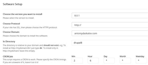 drupal 8 guide softaculous installation fastcomet