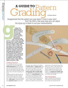 Article Voguepatterns Mccall Articles Pages Php A Guide To Pattern Grading