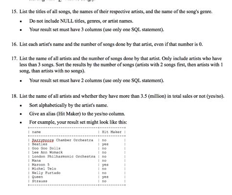 Solved Mysql Select From Genres Id Chegg Com