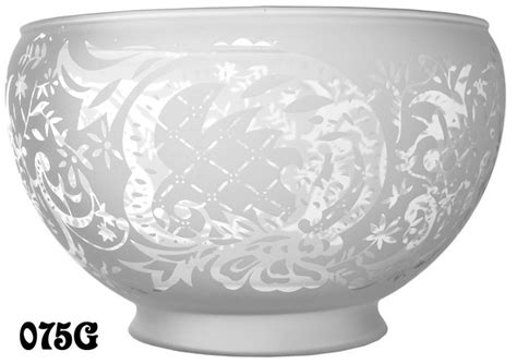 Pineapple Pattern Blown Glass Gas Shade 4 Fitter 075g Vintage