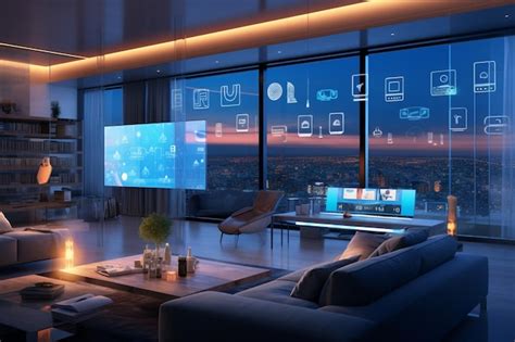 Premium Photo Home Automation And Energy Efficiency Technology Concept
