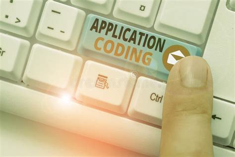 Writing Note Showing Application Coding Business Photo Showcasing