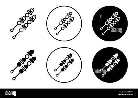 Kebab Icon Vector Logo Set Collection For Web App Ui Stock Vector Image And Art Alamy