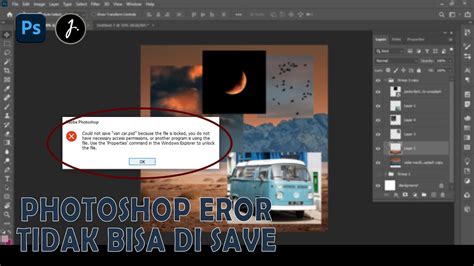 Photoshop Eror Tidak Bisa Di Save How To Fix Could Not Save File