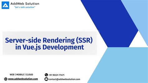 PPT Advantages Of Server Side Rendering SSR In Vue Js Development