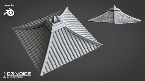 Japanese Roof Modeling In Blender Blender Modeling In 2025 Blender Tutorial 3d Modeling