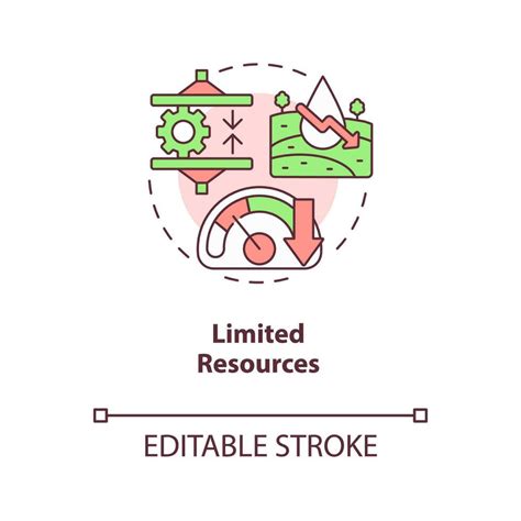 Limited Agriculture Resources Concept Icon Agro Challenges Global Farming Problem Abstract