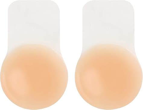 4 Upgraded Lift Nipple Covers Silicone Nude Reusable Breast Nippleless