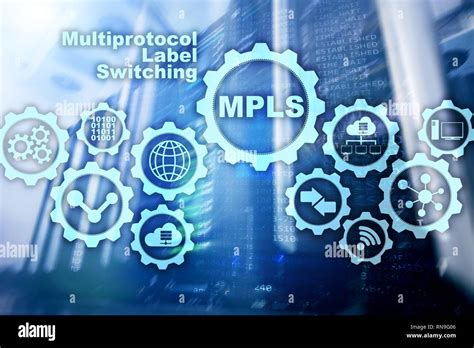 Mpls Multiprotocol Label Switching Routing Telecommunications Networks Concept On Virtual