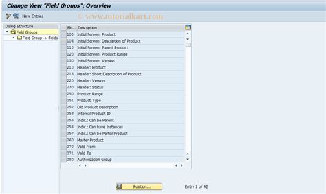 FIPRB SAP Tcode FIPR Control Field Groups FIPRB SAP Tcode FIPR Control Field Groups