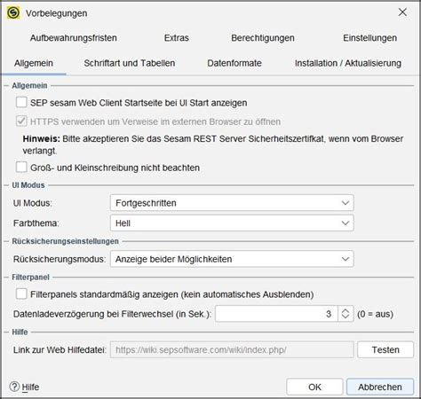 5 1 0 Benutzerangepasste Gui Sepsesam