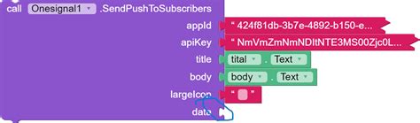 how to use onesignal send block discussion android builder community