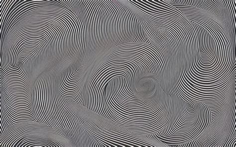 Premium Ai Image Wavy Lines Optical Illusion Vector Seamless Black And White Pattern