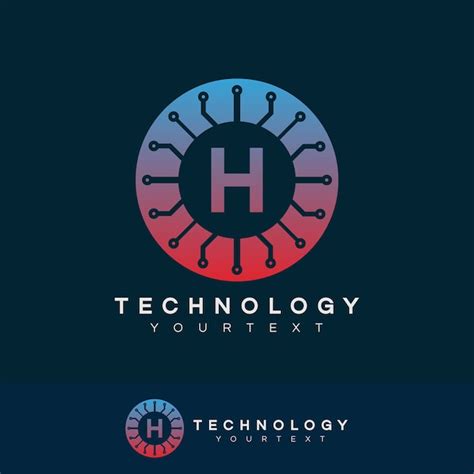Premium Vector Technology Initial Letter H Logo Design