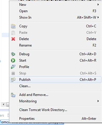 Java Eclipse Dynamic Web Project Auto Deployment Stack Overflow