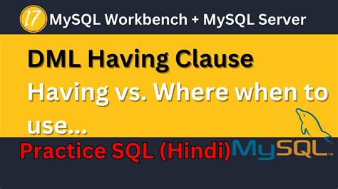 what is the difference between having and where clause group by and