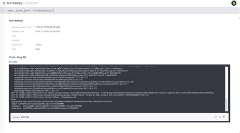 Ingestion — Metatron User Manual 043 Documentation