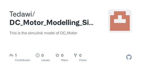 GitHub Tedawi DC Motor Modelling Simulink This Is The Simulink Model Of DC Motor
