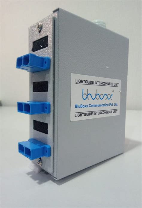6 Port Fully Loaded Liu Single Mode Din Rail Bluboxx Communication
