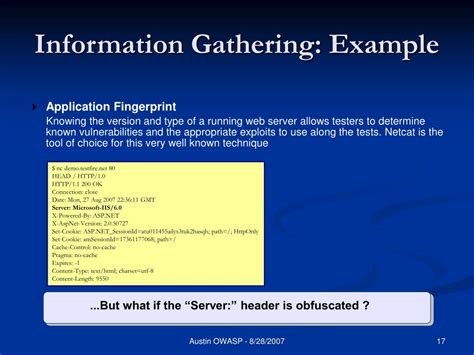 Ppt The Owasp Testing Framework Powerpoint Presentation Free