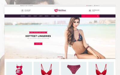 Lingerie OpenCart Themes 23 Best OpenCart Templates For Underwear Sites