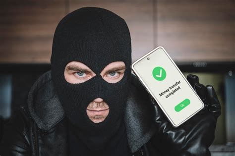 Premium Photo Mobile Banking Hack Cyber Security Concept Hacker And