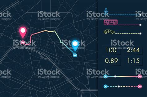 Dashboard Theme Creative Infographic Of City Map Navigation The City Map Creative