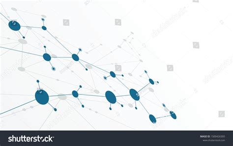 Abstract Geometric Circuit Connect Lines Dotssimple Stock Vector Royalty Free 1500426305
