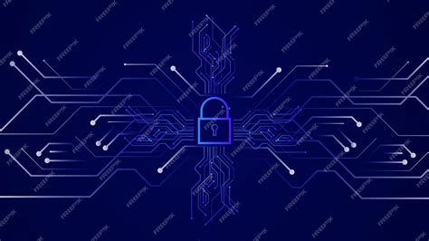 Premium Photo Security System Cyber Padlock Icon Digital Data