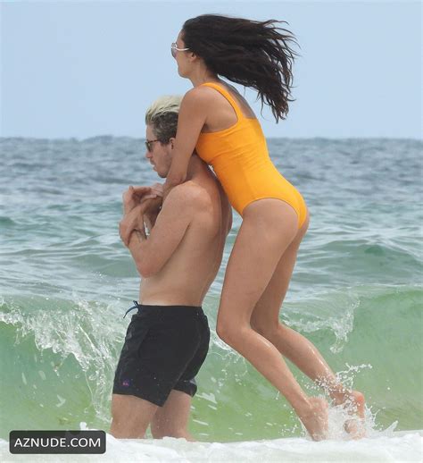 Nina Dobrev And Shaun White At Tulum Beach AZNude