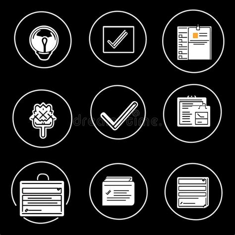 Business Process Icons Stock Illustration Illustration Of Action