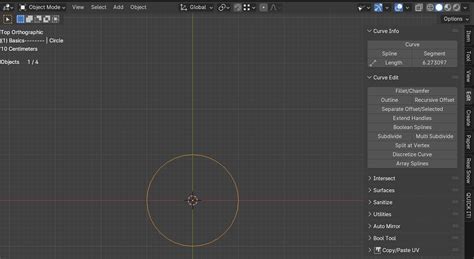 Measure Around An Object Like A Measuring Tape Basics Interface Blender Artists Community