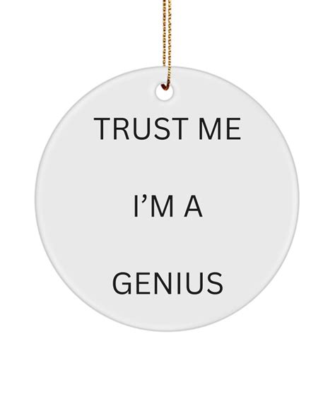 Geek Ornament Nerd Ornament Genius Ornament Gift For Genius Smart Person Intellectual Nerd