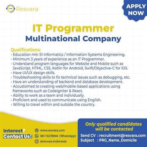 Exsky Pramudya Chairunnisya On Linkedin Hiring Itprogrammer