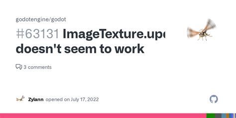 ImageTexture Update Doesn T Seem To Work Issue Godotengine Godot GitHub