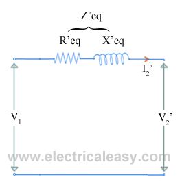 Equivalent Circuit Of Transformer Electricaleasy