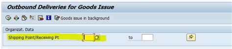 shipping point receiving point authorization che sap community