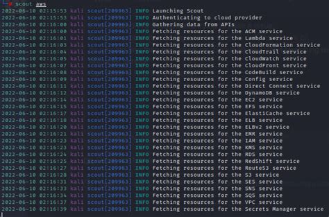have been facing this issue since i installed the scoutsuite its just