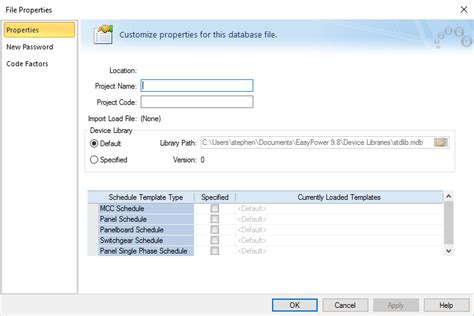 Setting File Properties