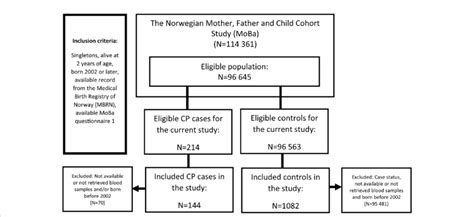 Flow Chart Showing The Selection Of Cases And Controls In A Nested