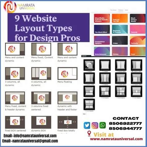 Phpjavascript Responsive 9website Layout Types For Website With 247