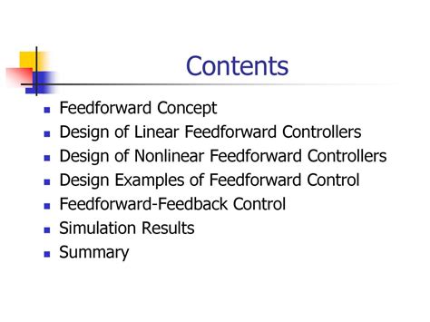Feedforward Control 前馈控制 Ppt Download