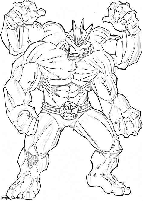 Machamp Pokemon Coloring Pages 2025
