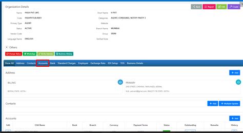 Steps To Block The Coa In Organization Master In Fresa