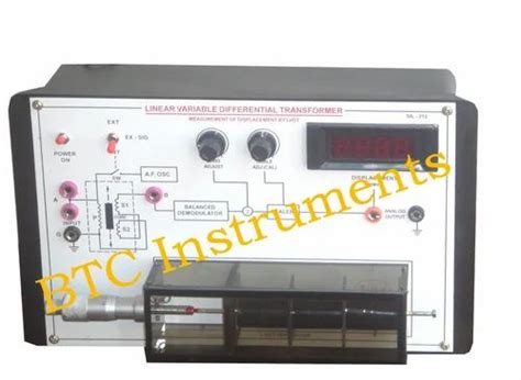Displacement Measurement Using Lvdt Trainer Kit At ₹ 9500 Piece Lvdt Sensor In Ambala Id