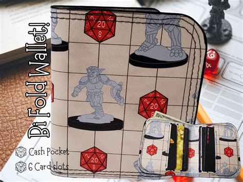 Dnd Fantasy Miniatures Wallet Of Holding Nerdy Wallet Wargaming And