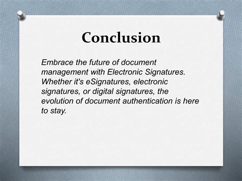 Electronic Signature Transforming Document Workflow Pptx