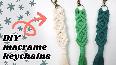 diy macrame diamond keychain free pattern and video marching north
