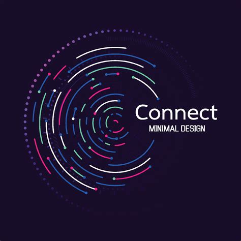 Abstract Network Connection Icon Logo Design Vector Illustration 30549361 Vector Art At Vecteezy