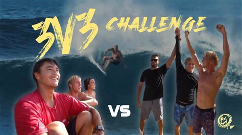 ONE WAVE TO WIN AT SUNSET BEACH (3v3 Team Challenge) - YouTube